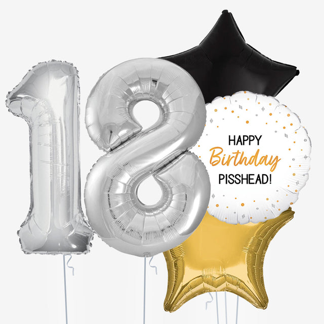 Number Balloon Bunches Delivered | Box Balloons | Helium Balloon Delivery