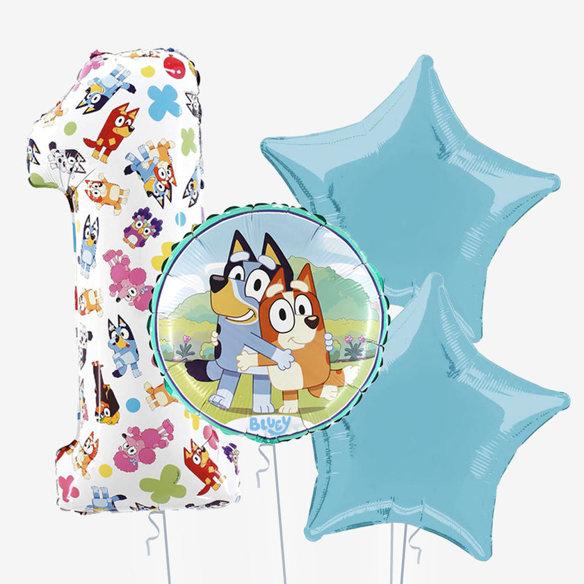 Bluey & Number Balloons | Box Balloons