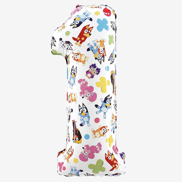 26" Bluey Number Balloons | Box Balloons | Helium Balloon Delivery