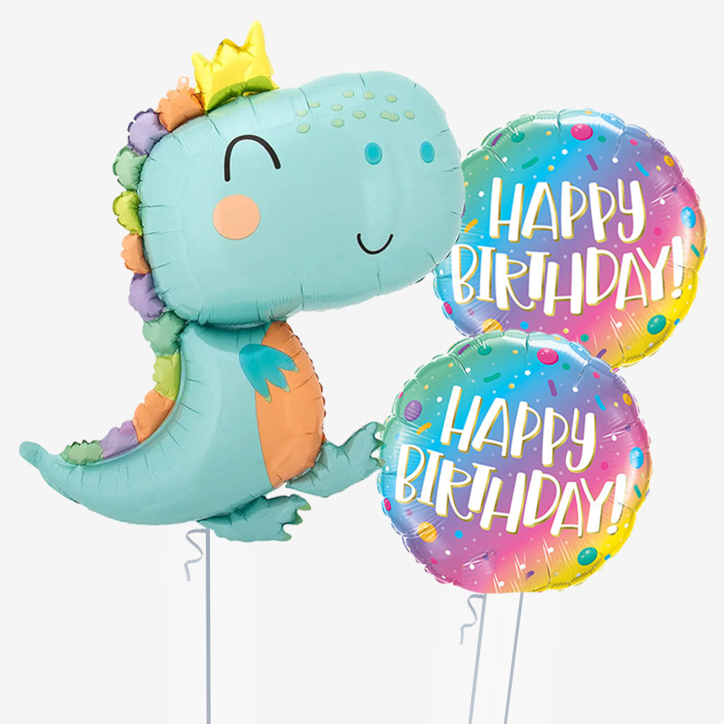 Happy Birthday-Saurus Balloons | Box Balloons