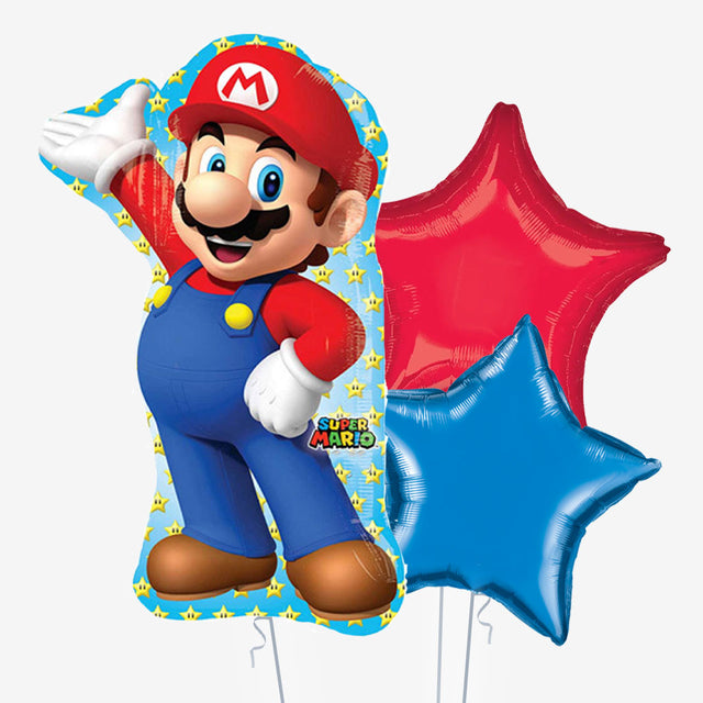 Super Mario Balloons | Box Balloons | Helium Balloon Delivery