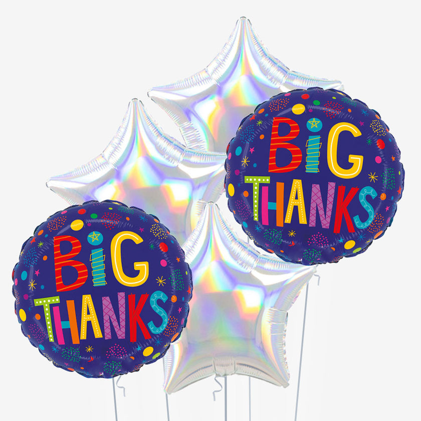 Big Thanks Balloons | Box Balloons | Helium Balloon Delivery