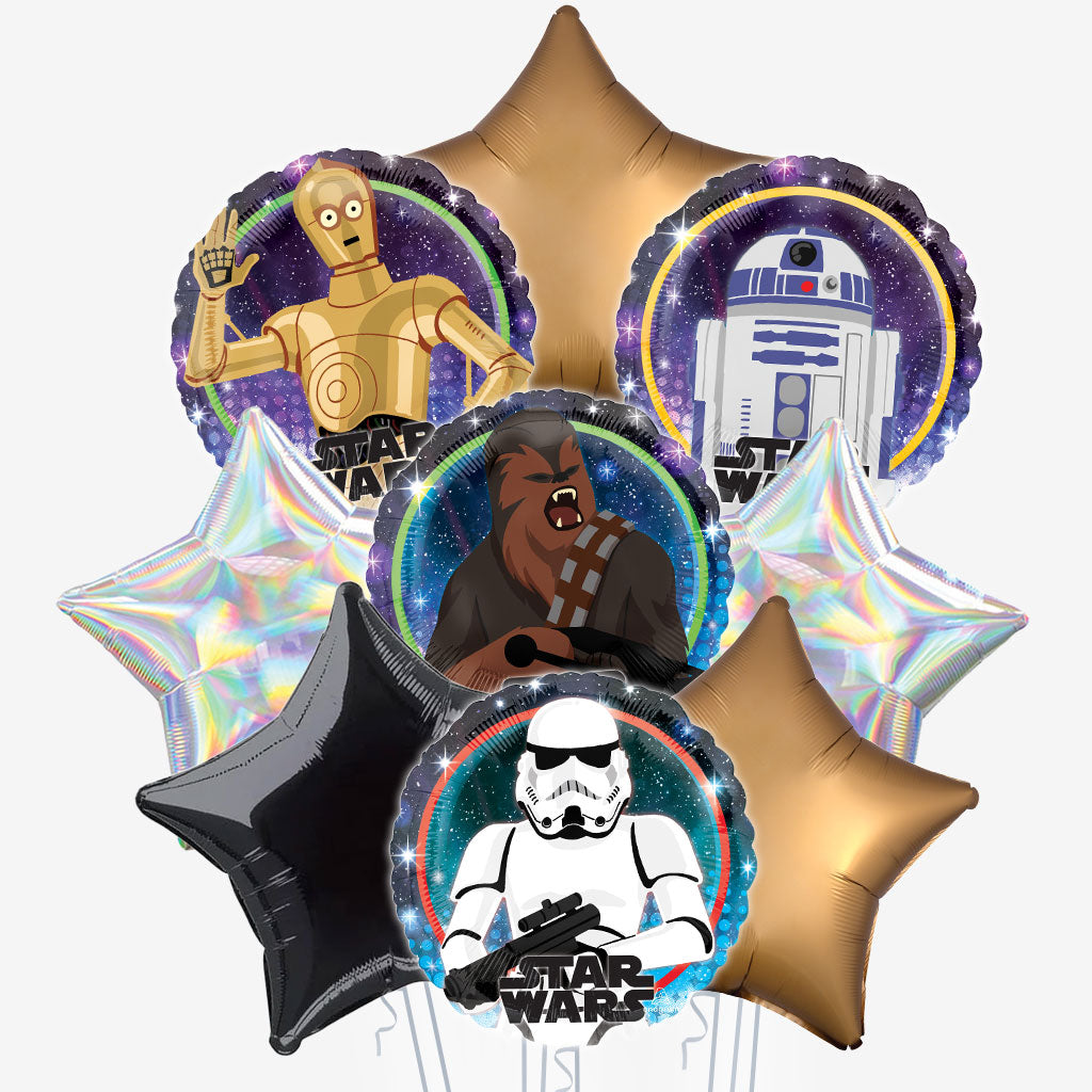 Star Wars Characters Balloons | Box Balloons | Helium Balloon Delivery