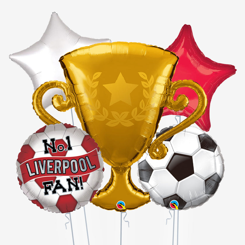 Liverpool Trophy Balloons | Box Balloons | Helium Balloon Delivery