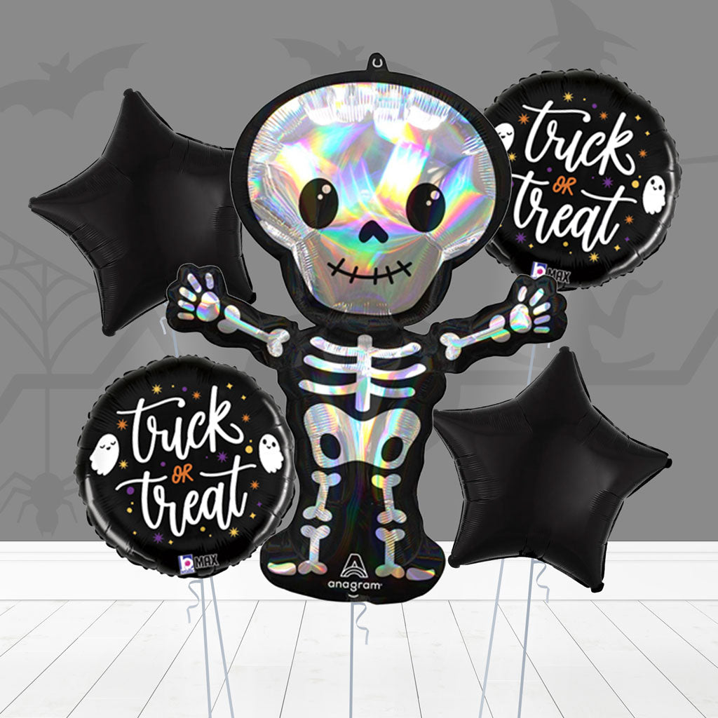 Shiny Skeleton | Halloween Balloons | Box Balloons