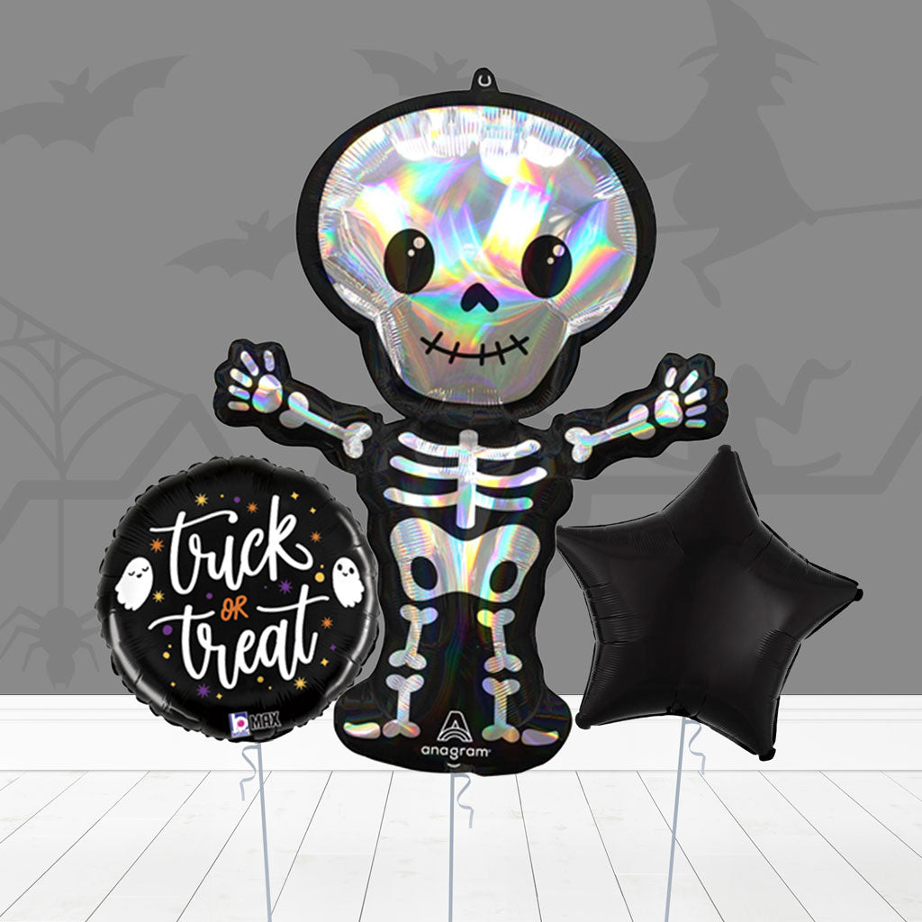 Shiny Skeleton | Halloween Balloons | Box Balloons